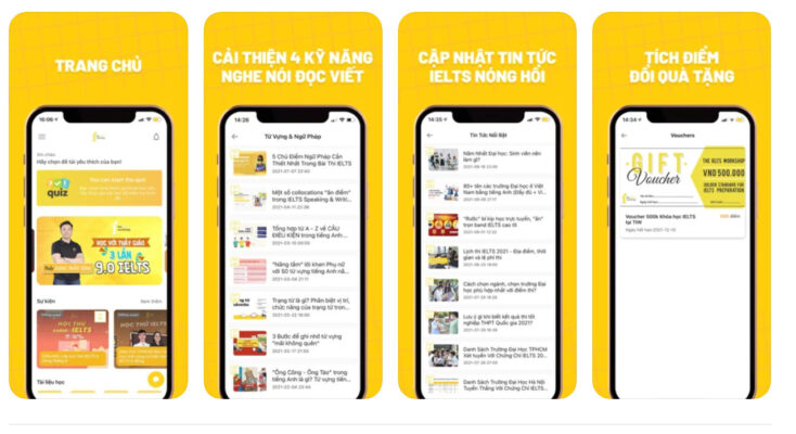 Top 15+ app học IELTS miễn phí, đỉnh nhất hiện nay