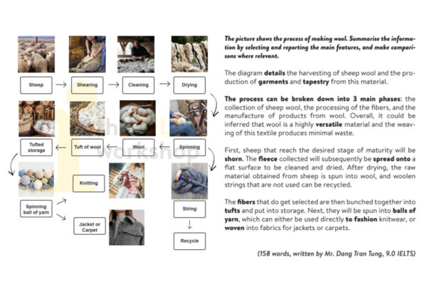 [Download] Trọn bộ bài mẫu Process/Diagram khó IELTS Writing Task 1