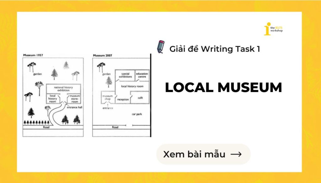 Local Museum IELTS Writing Task 1: Bài mẫu + Từ vựng