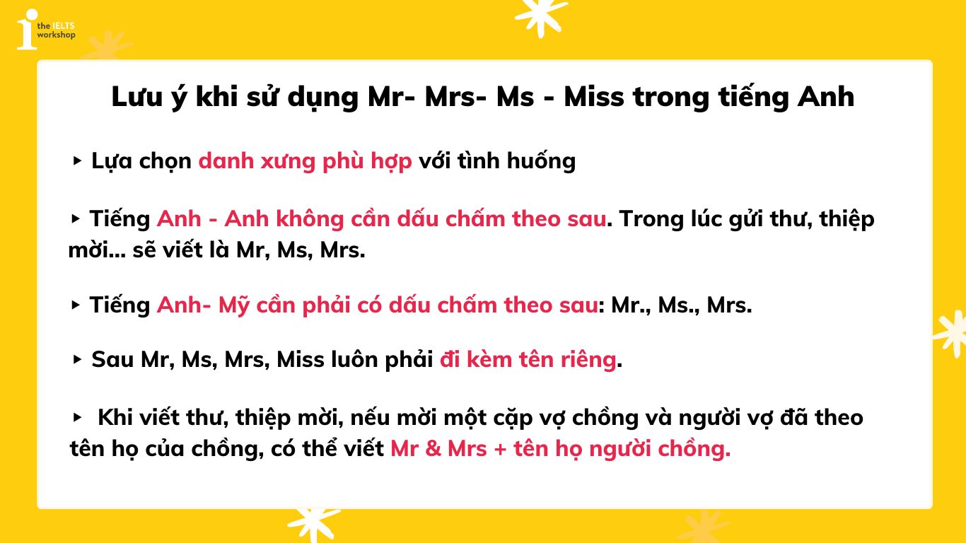 Hướng dẫn cách phân biệt Mr, Mrs, Ms, Miss dễ hiểu nhất