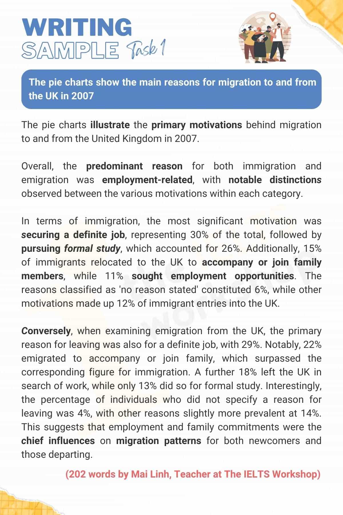 The main reasons for migration to and from the UK in 2007