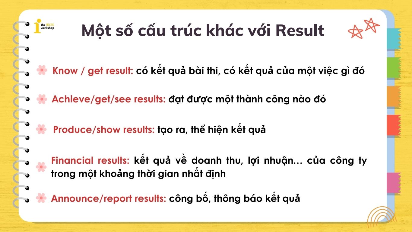 Result đi với giới từ gì? Cách dùng Result chính xác nhất