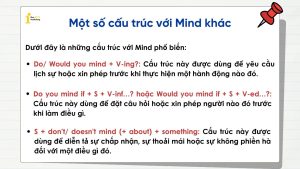Mind to V hay Ving? Giải mã cách dùng cấu trúc Mind dễ hiểu