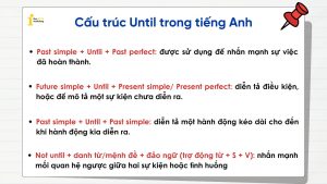 Until + gì? Cách dùng cấu trúc Until chính xác kèm bài tập