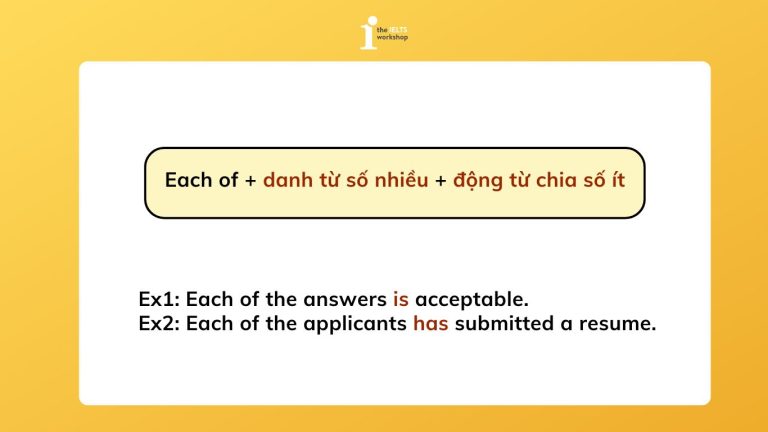 Each of là gì? Cấu trúc each of và phân biệt với Every đơn giản nhất
