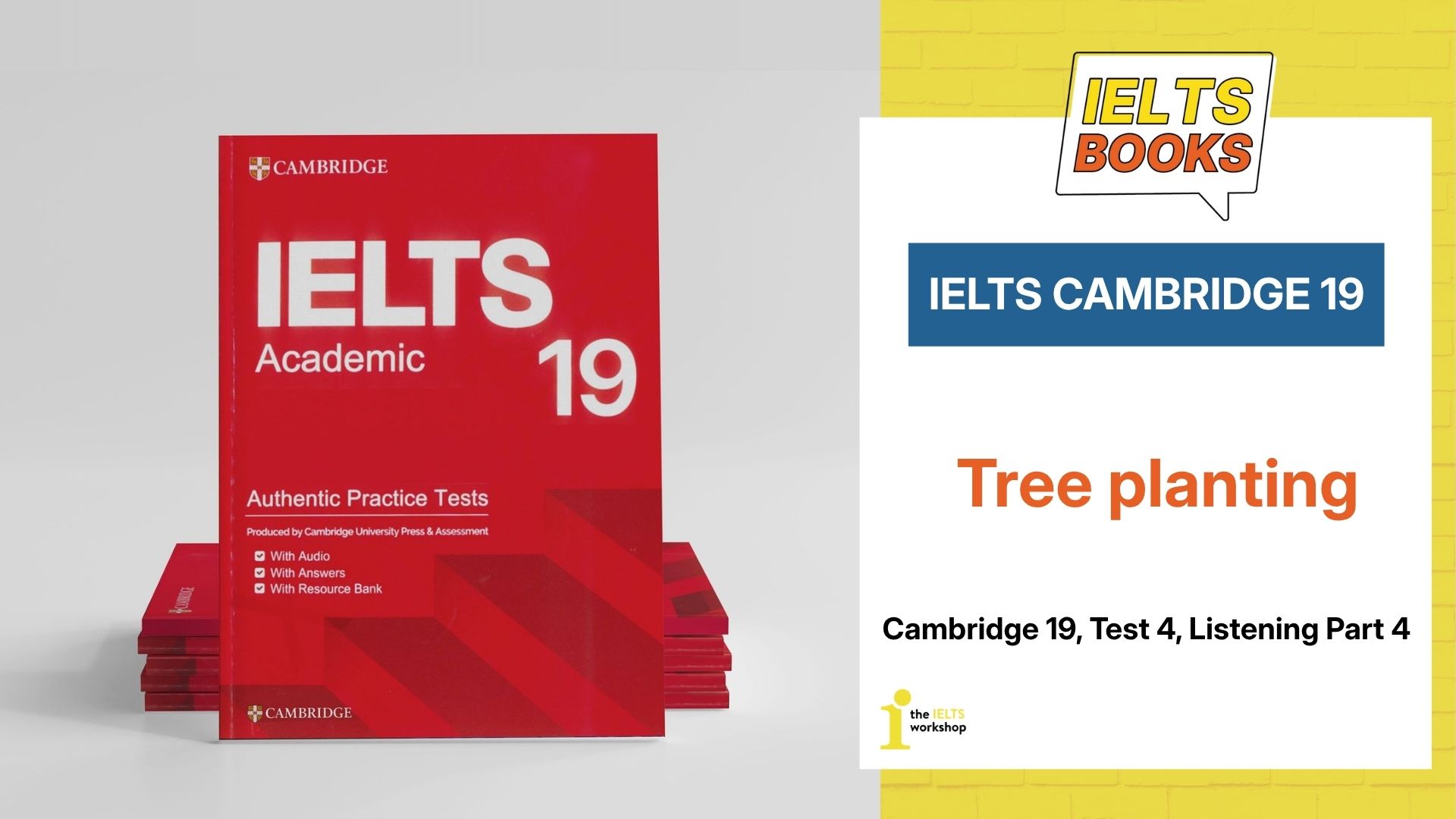Giải chi tiết IELTS Cambridge 19 Test 4 Listening Part 4: Tree planting