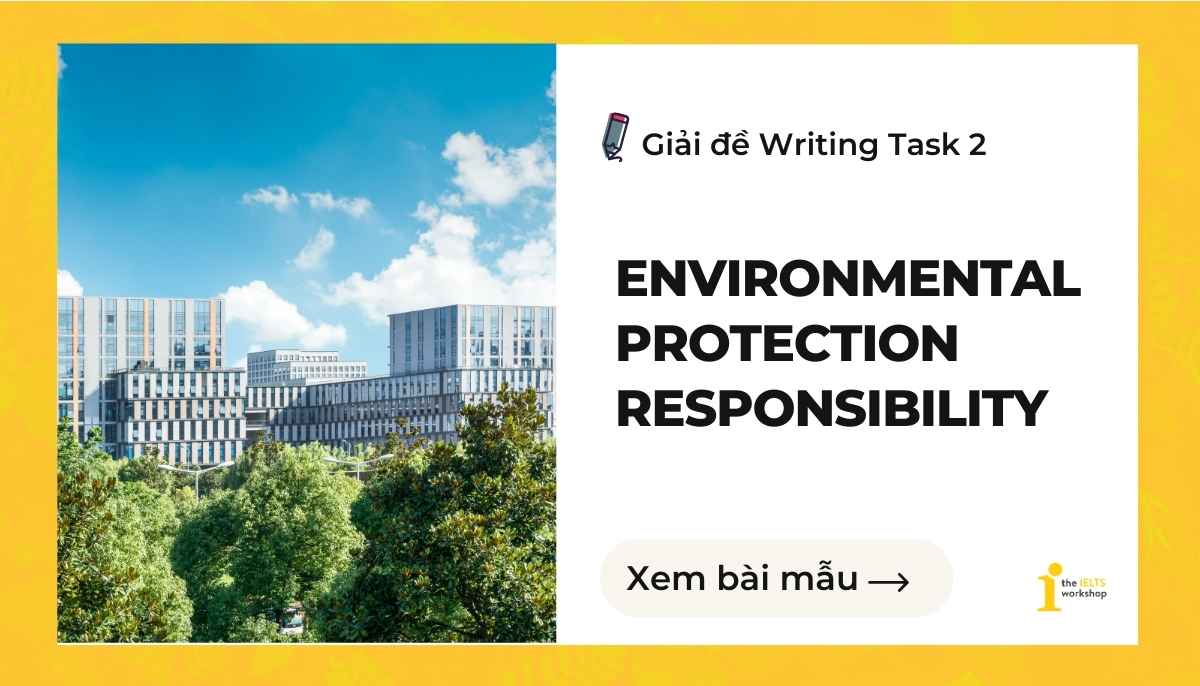 Environmental protection responsibility | IELTS Writing Task 2
