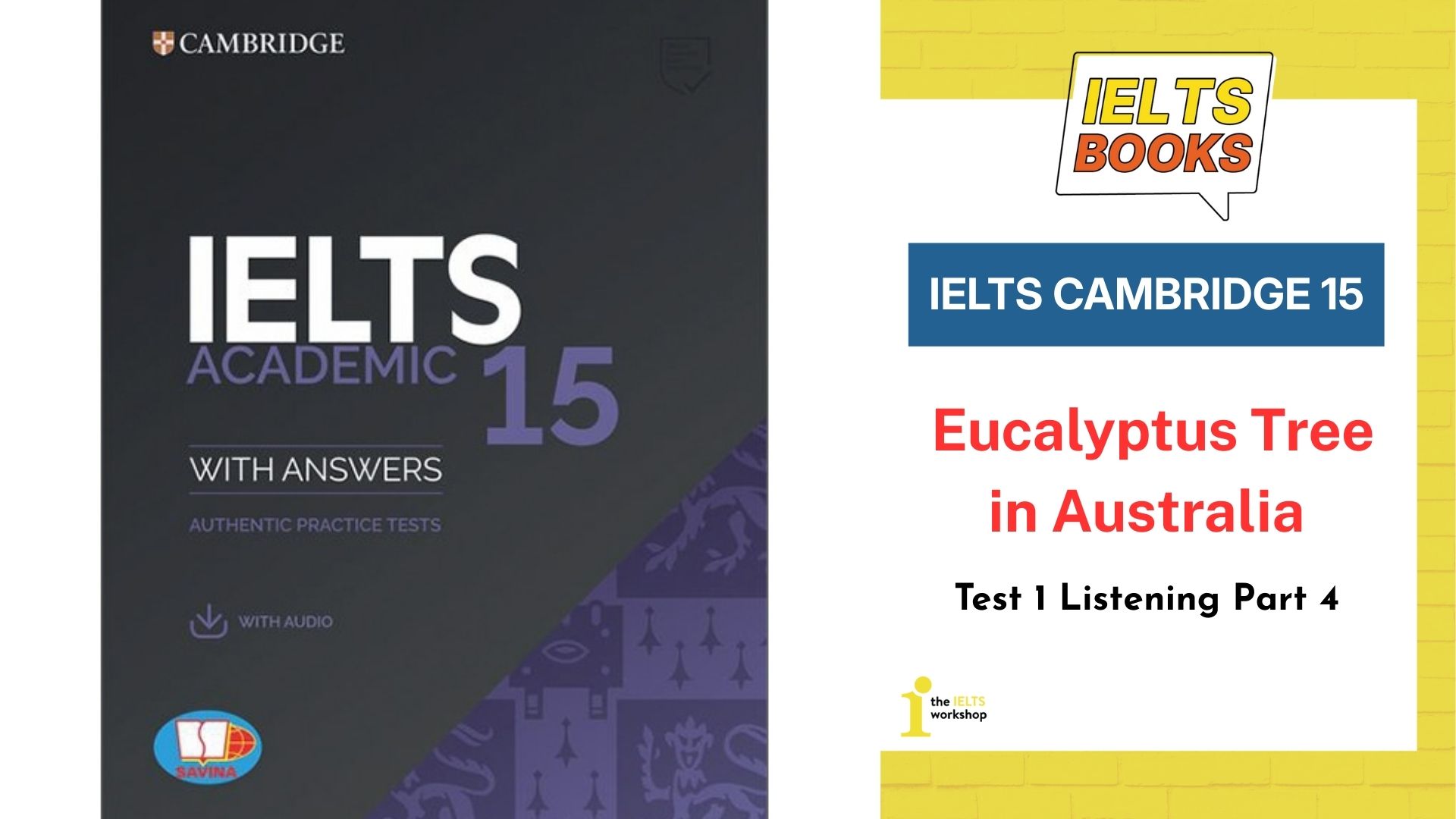 Giải chi tiết IELTS Cambridge 15 Test 1 Listening Part 4: Eucalyptus Tree