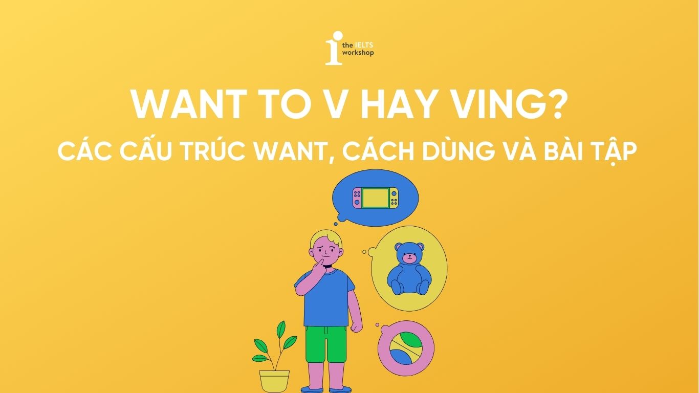 Want to V hay Ving? Các cấu trúc Want, cách dùng và bài tập