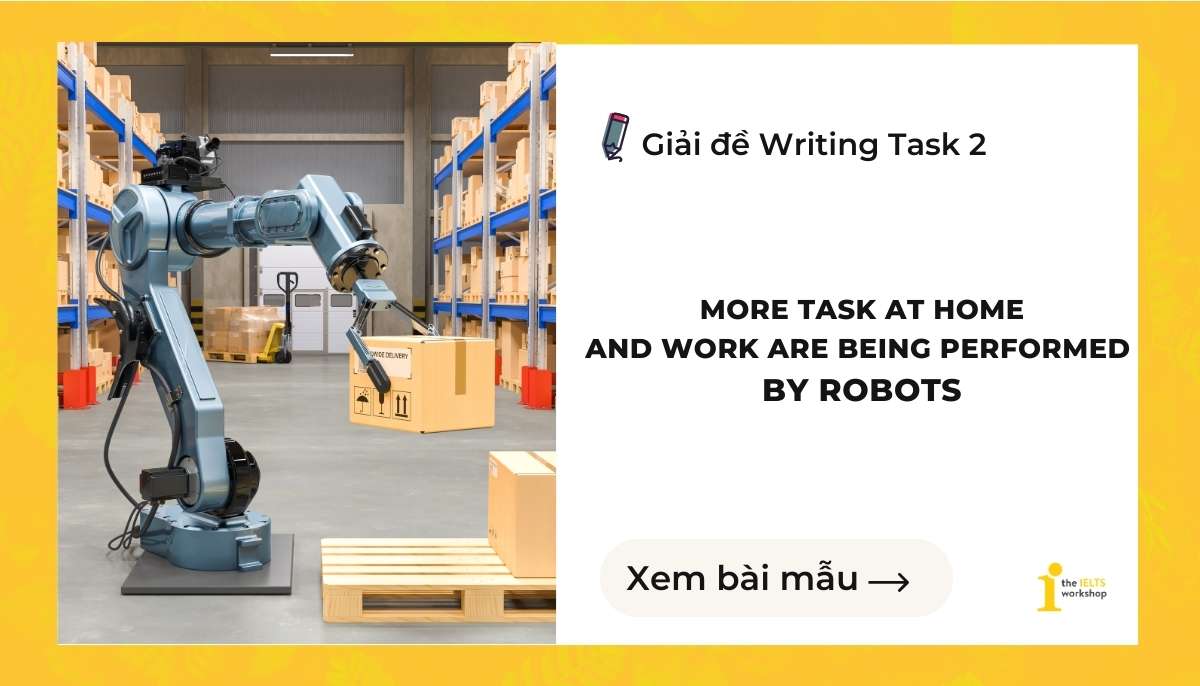 Giải đề IELTS Writing Task 2: Robots - THE IELTS WORKSHOP